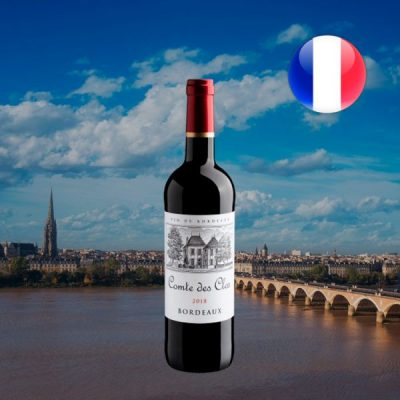 Comte des Clos Bordeaux AOP 2018 | Center Gourmet Vinhos e acompanhamentos