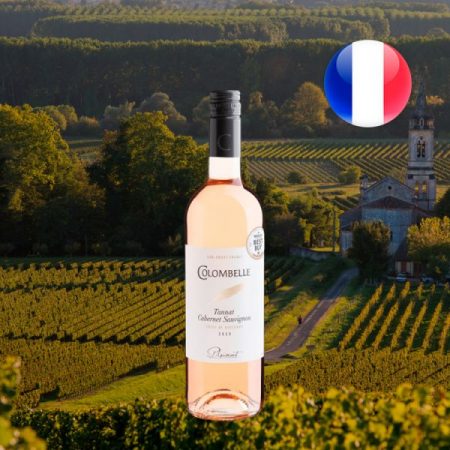 Colombelle Tannat-Cabernet Sauvignon Rose Côtes de Gascogne IGP 2020 ...