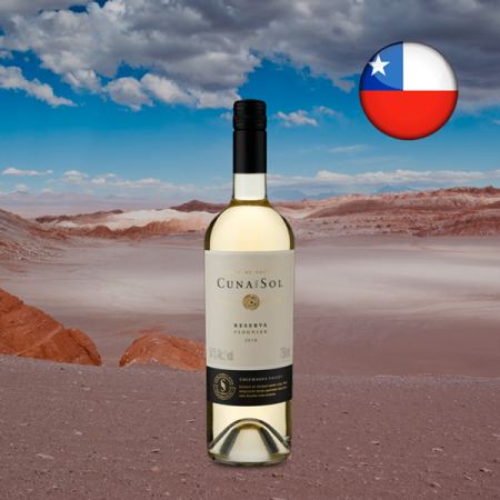 Cuna del Sol Reserva Viognier 2019 - Vinho branco chileno | Center ...