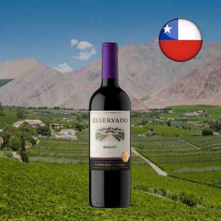 Reservado Merlot - Vinho tinto chileno | Center Gourmet Vinhos e ...