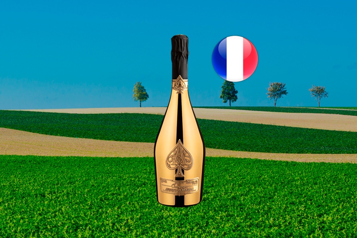 Champagne Armand de Brignac Ace of Spades Gold Brut - Espumante francês ...