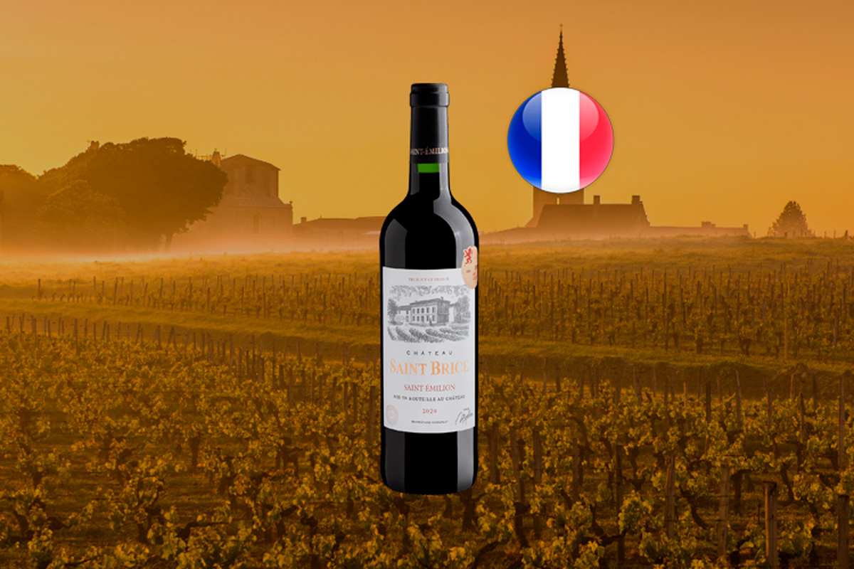 Château Saint Brice Saint-Émilion AOC 2020 - Vinho tinto francês | Center Gourmet Vinhos e ...