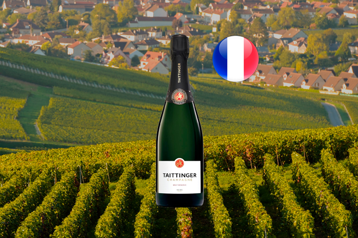 Champagne Taittinger Brut Réserve - Espumante francês | Center Gourmet ...