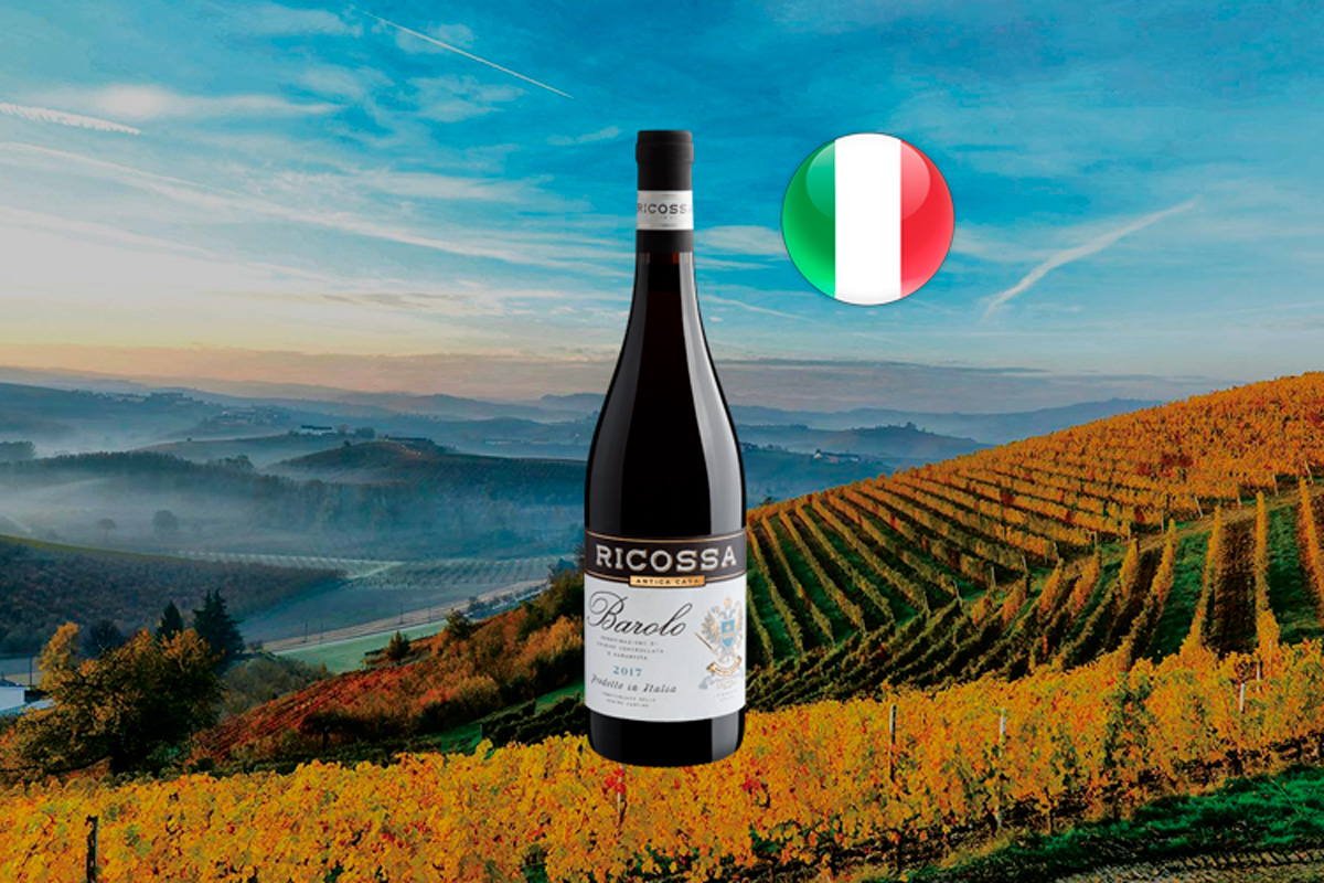 Ricossa Barolo DOCG 2018 - Vinho tinto italiano | Center Gourmet Vinhos ...