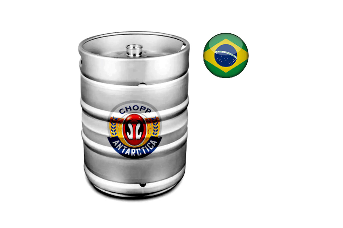 Chopp Antarctica Barril Keg 50L - SÓ BARRIL - Chopeira brasileira ...