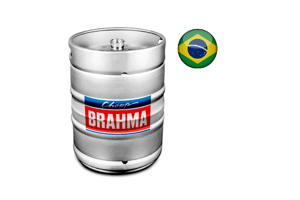 Chopp Brahma Claro Barril Keg 50L - SÓ BARRIL - Chopeira brasileira ...
