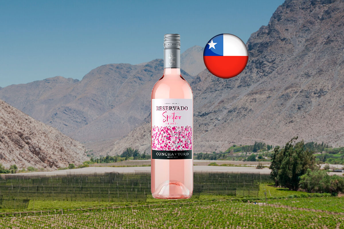 Concha y Toro Reservado Spritzer Rosé - Vinho rosé chileno | Center ...