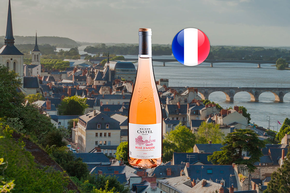 Maison Castel Classics Rosé D'Anjou AOC 2021 - Vinho rosé francês ...
