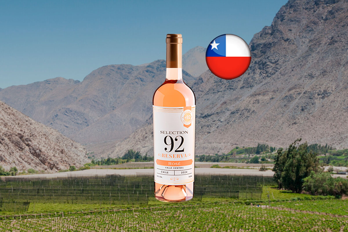 Selection 92 Reserva Rosé Valle Central 2024 - Vinho rosé chileno ...