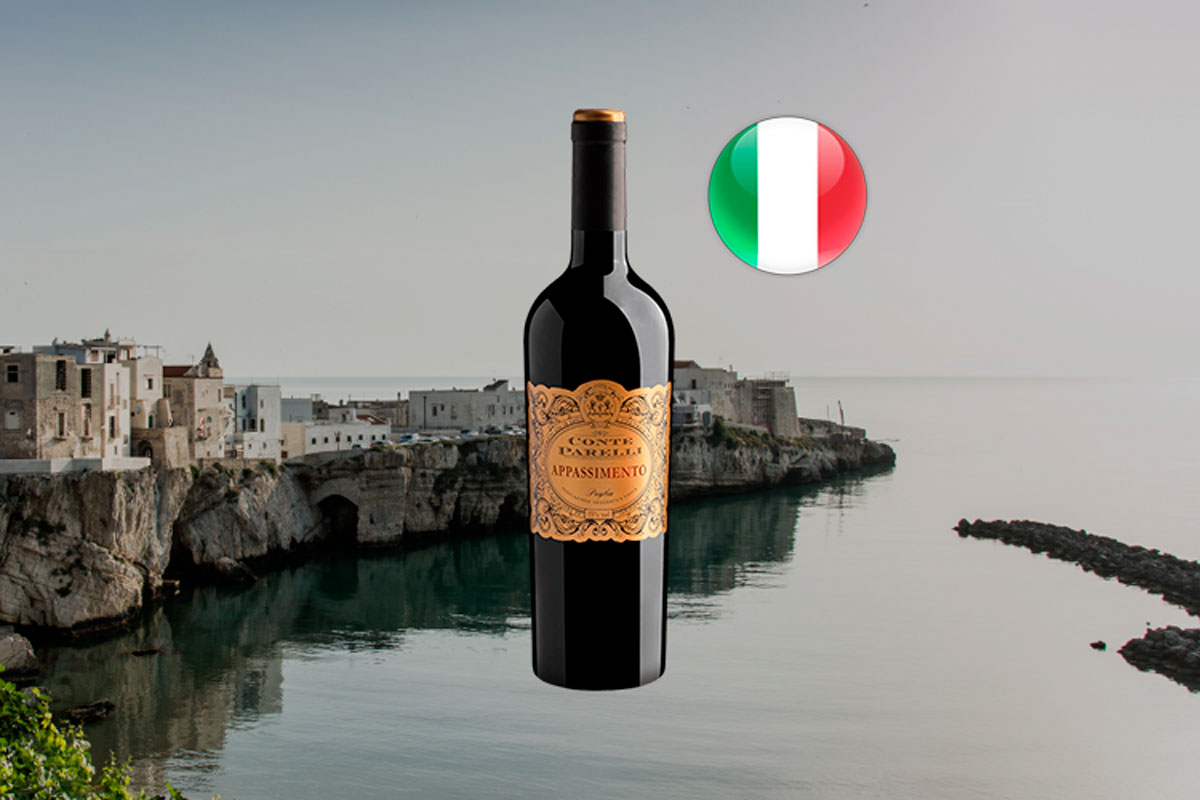 Conte Parelli Appassimento Puglia IGT 2021 - Vinho tinto italiano ...