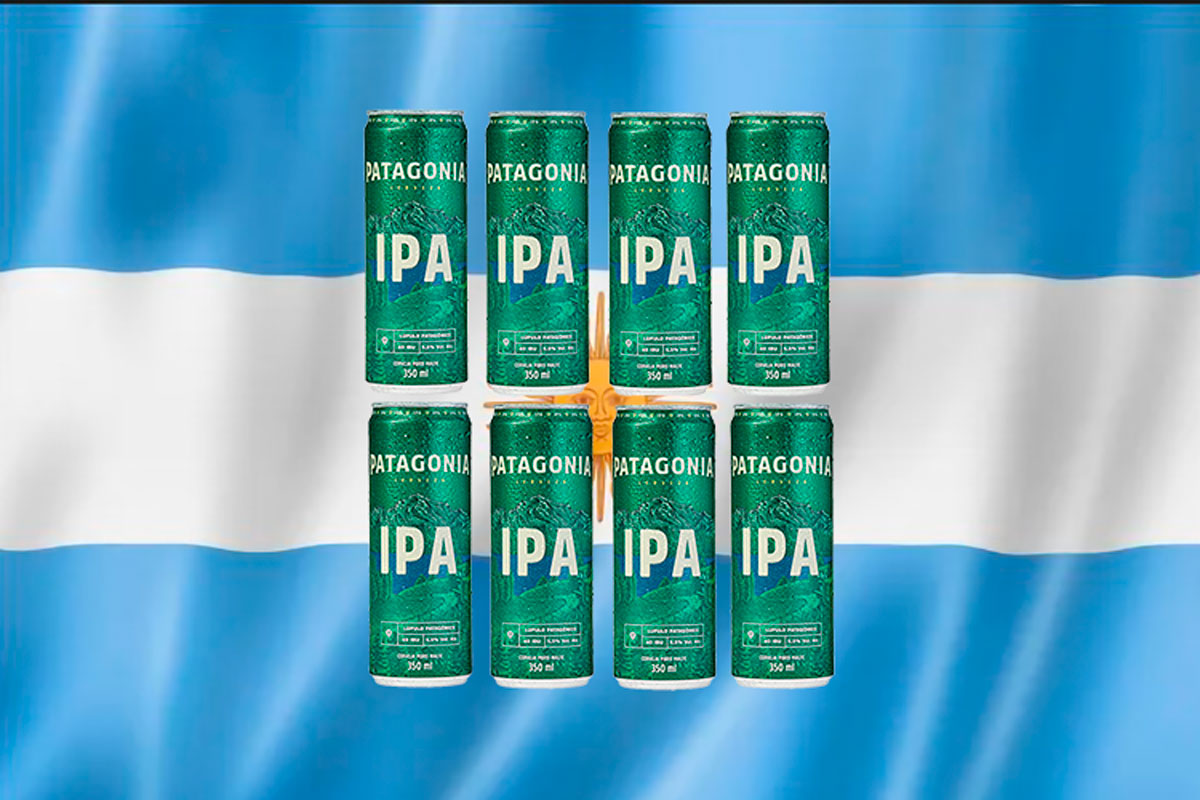 Pack de Patagonia IPA Lata 350ml - 8 Unidades Cerveja argentina ...