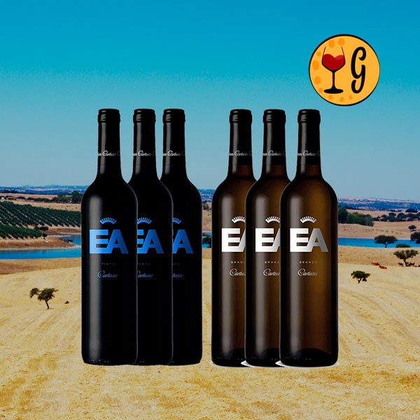 Kit 6 Garrafas Cartuxa EA Tinto e Branco – Versatilidade Alentejana em ...