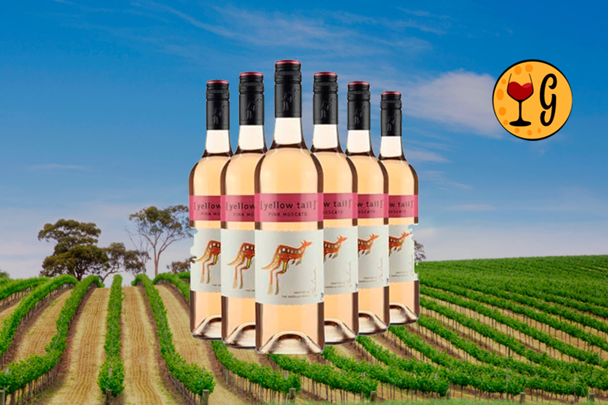 Kit 6 Garrafas Yellow Tail Pink Moscato – Frescor e Doçura ...