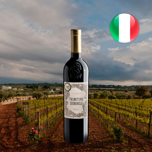Coppiere Primitivo Susumaniello Salento IGT 2023 - Vinho tinto italiano ...