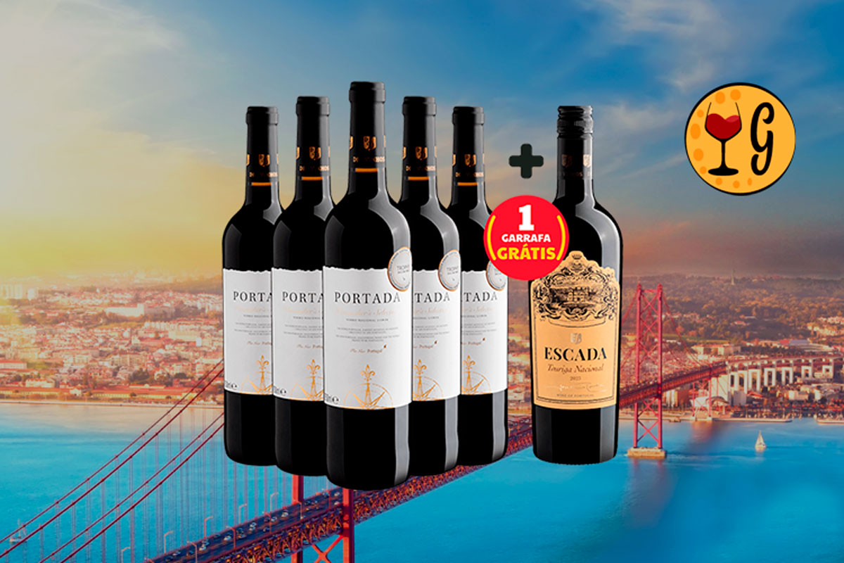 Kit 5 Portada Winemaker’s Selection 2021 + 1 Escada Touriga Nacional ...