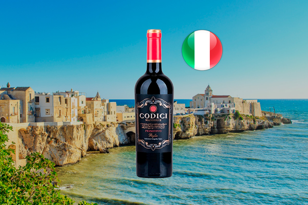 Codici Masserie Primitivo Puglia 2023 - Vinho tinto italiano | Center ...